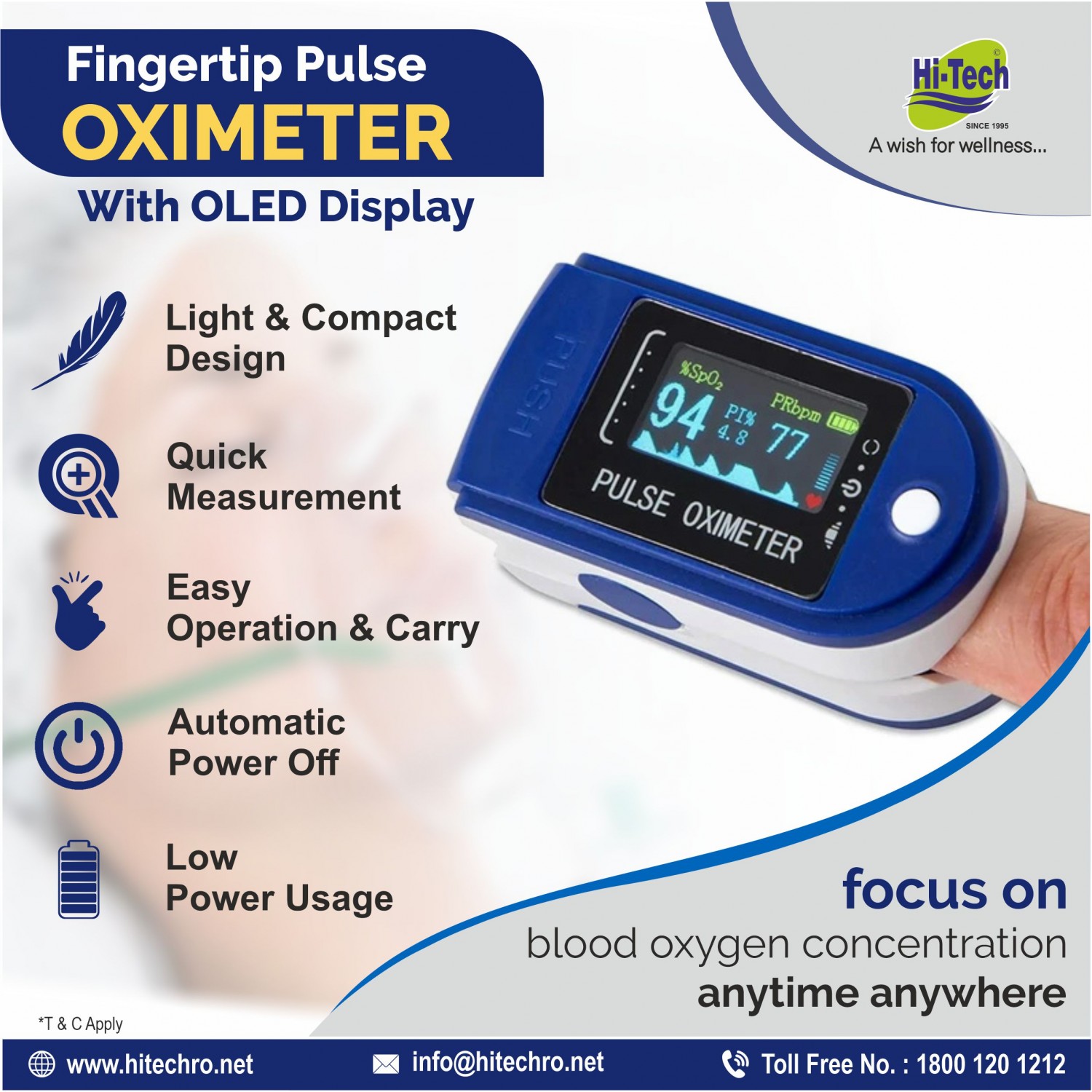 Finger Tip Pulse Oximeter